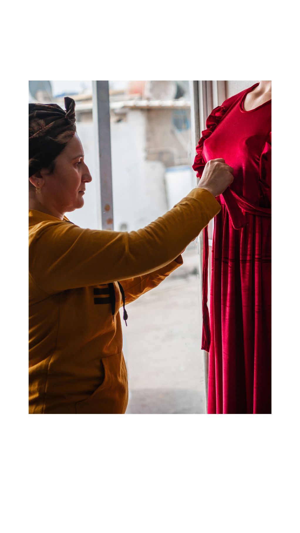 Sewing her lifelong dream